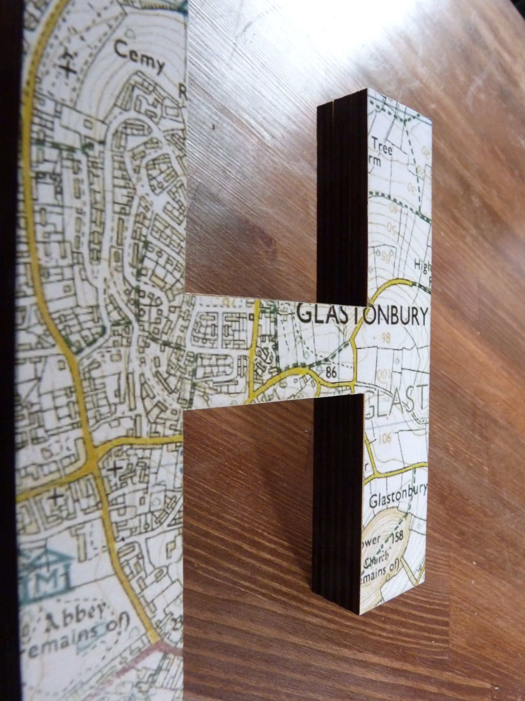 Customised Map Letters (on the Cheap!) : 3 Steps (with Pictures ...
