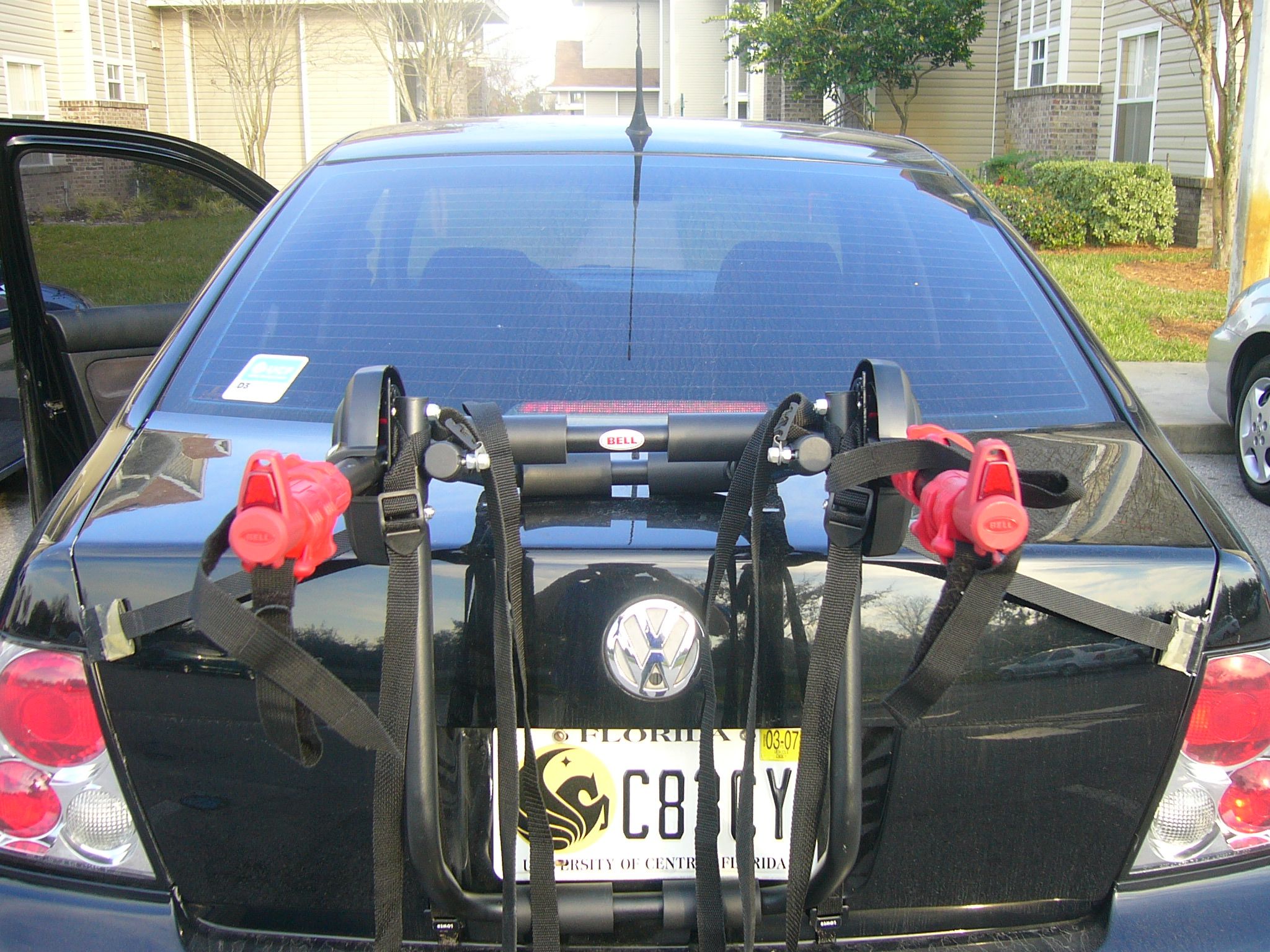 Adding Lateral Stabilization to a Lower End Car Bike Rack : 3 Steps ...