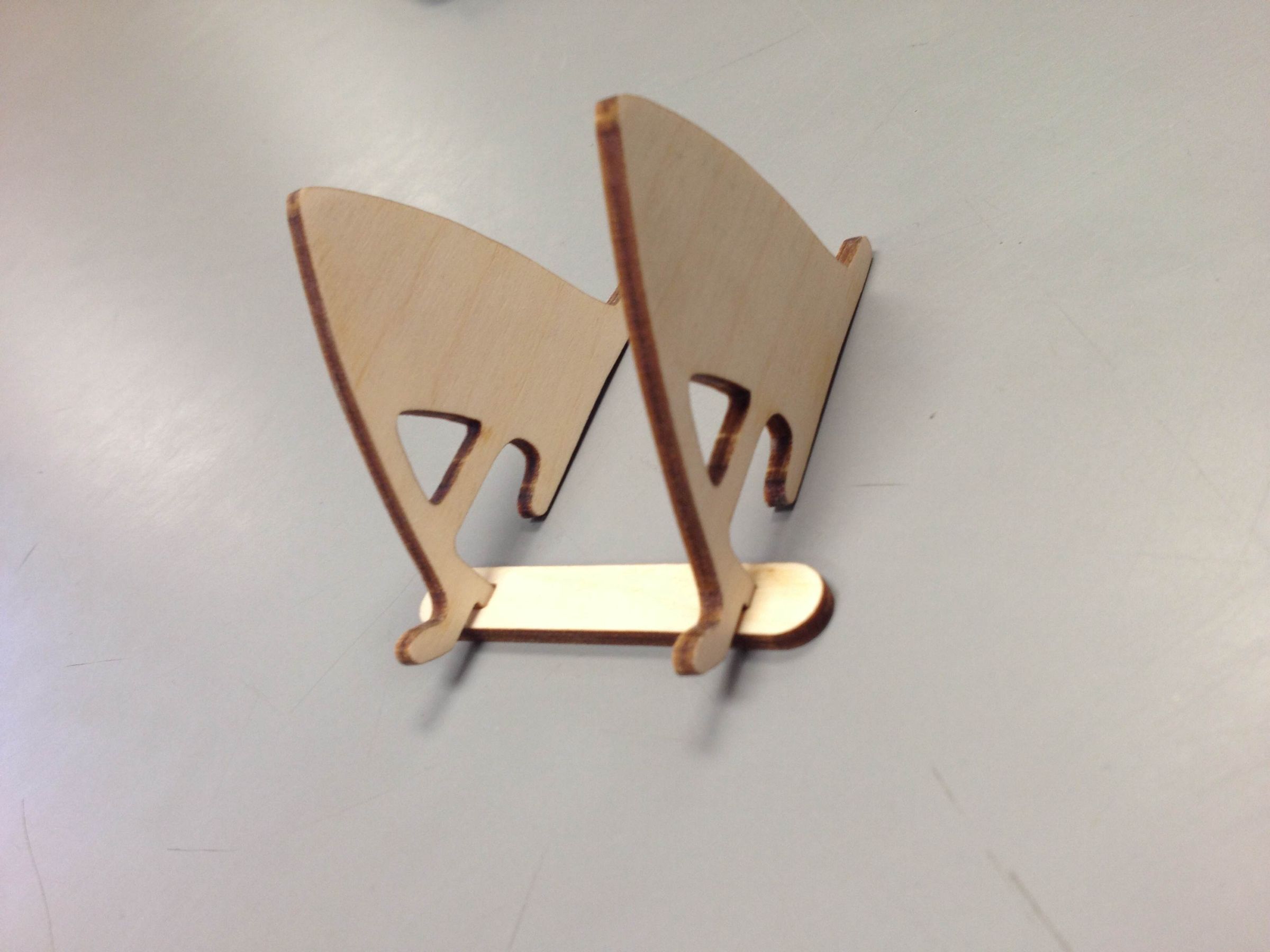 Letter "A" Phone Stand : 4 Steps - Instructables