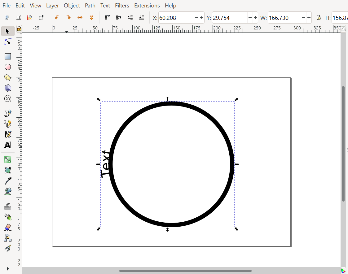 Inkscape: How to Make Text Follow a Circular Line ? ( ~ 9 Skills ) : 5 ...