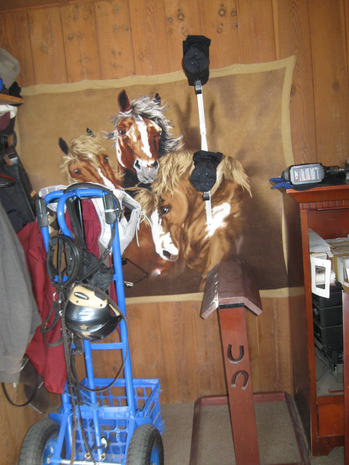 Inexpensive Customized Tack Room: Saddle Racks and Bridle Racks : 7 ...