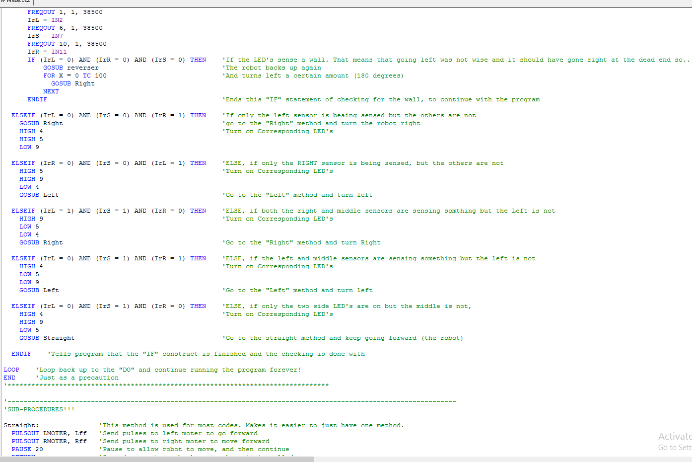 Maze Solving Boe-Bot : 3 Steps - Instructables
