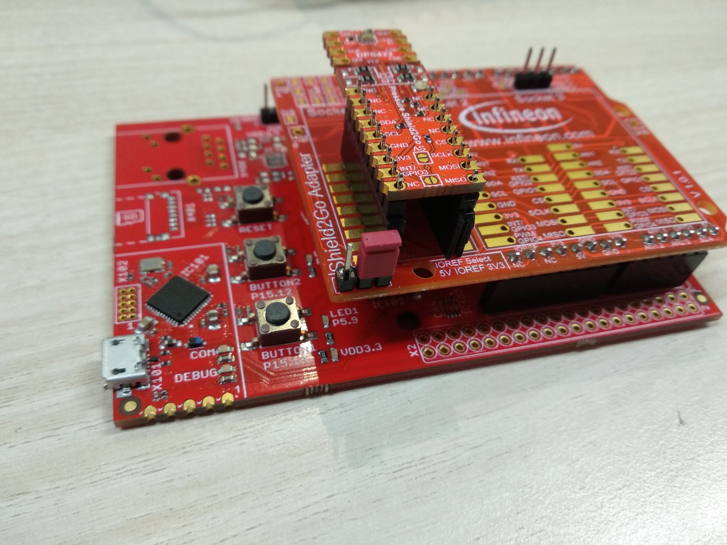 Interfacing Infineon DPS422 Sensor With Infineon XMC4700 and Sending ...