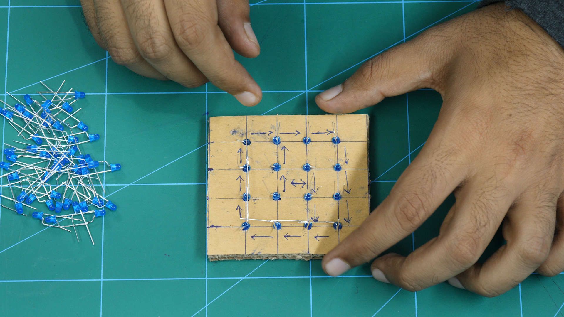 4*4*4 LED Cube Using Arduino Embedded Prototyping Platform : 6 Steps ...