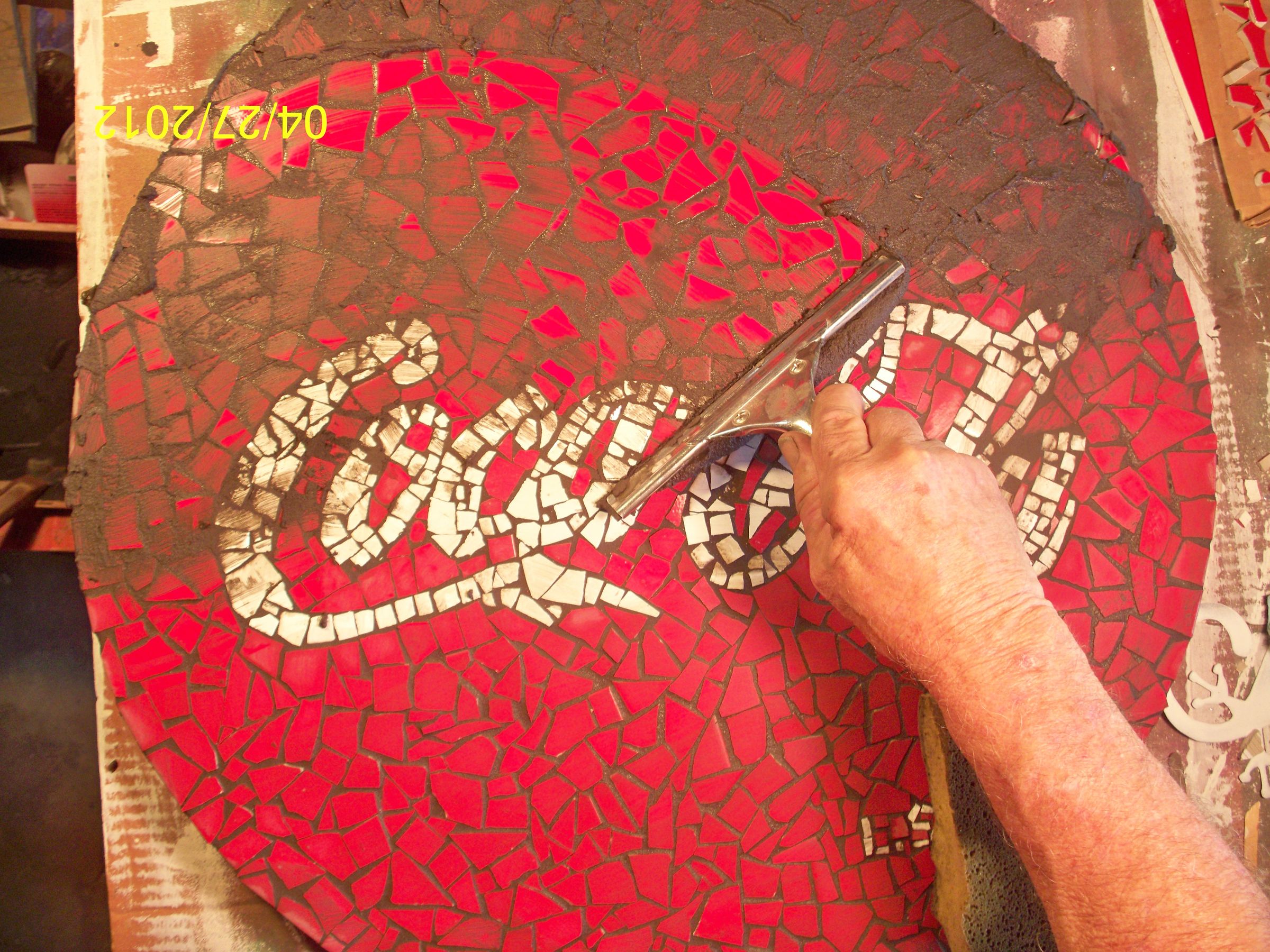 Make a Coca Cola Mosaic Table : 17 Steps (with Pictures) - Instructables
