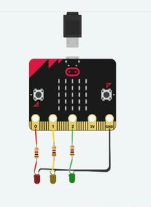 TRAFFIC SIGNAL Using Microbit : 4 Steps - Instructables