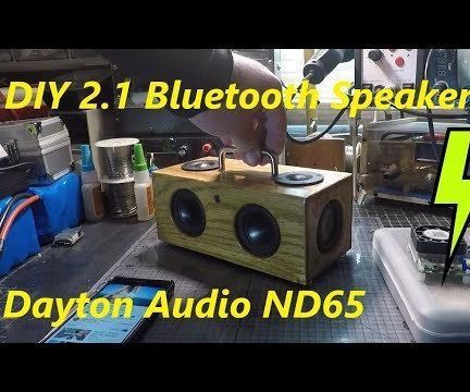 !!Awesome!! DIY Mini Bluetooth Speaker BoomBox Build Dayton Audio ND65 ...