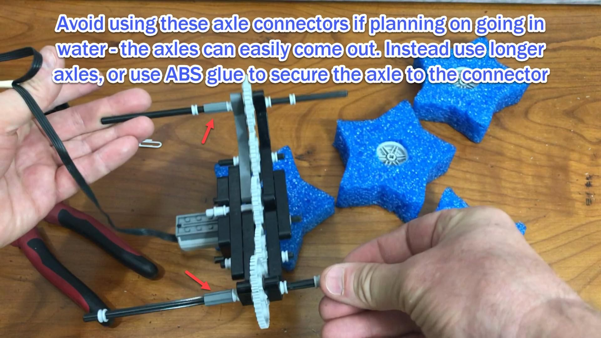 Amphibious Robots Using Pool Noodle Wheels : 4 Steps (with Pictures ...