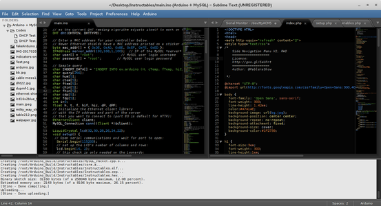 Using Ethernet Shield To Send Arduino Sensors Data To A Mysql Database And Display It On A 0160