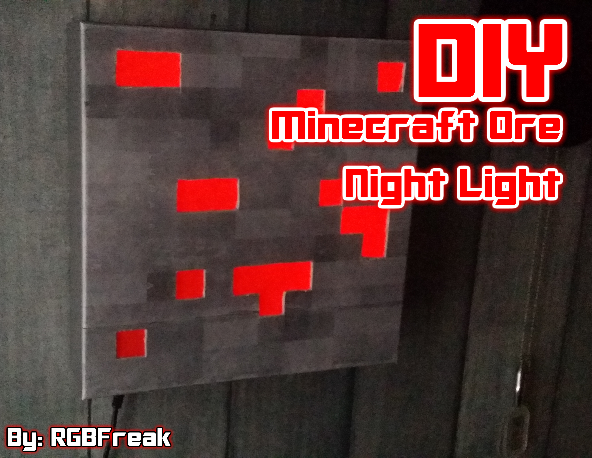 DIY | Minecraft Ore Night Light : 5 Steps (with Pictures) - Instructables