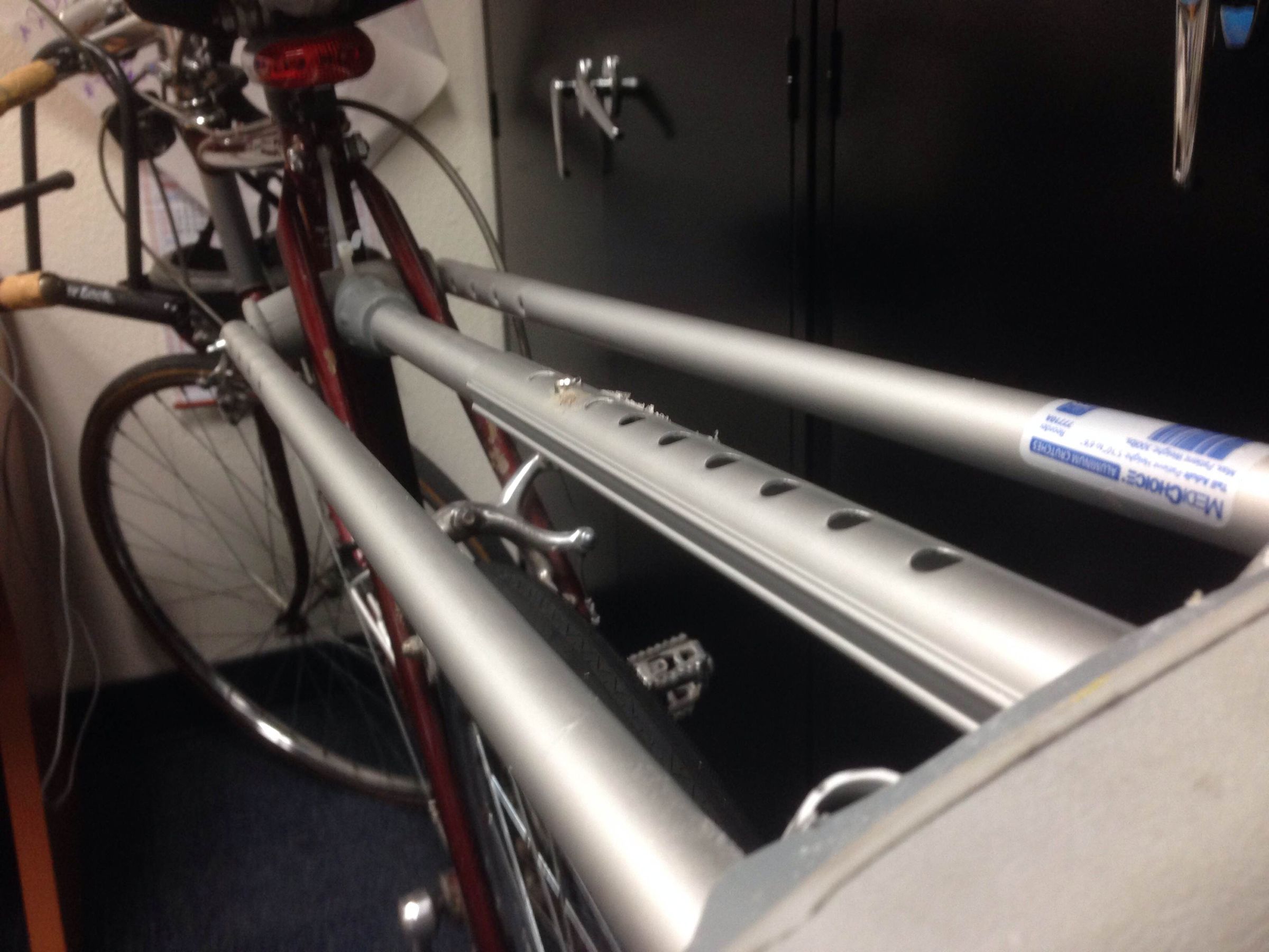 Turn a Crutch Into a Bike Rack : 4 Steps - Instructables