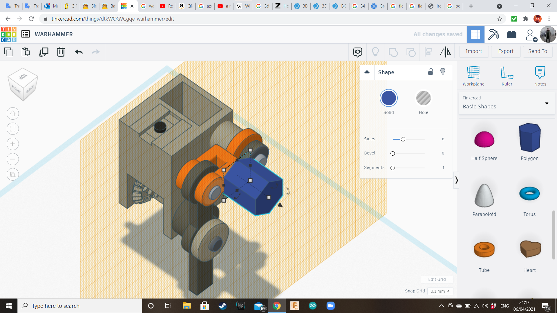Tinkercad Robotics for (High) School: Walking Warhammer 40K's ...