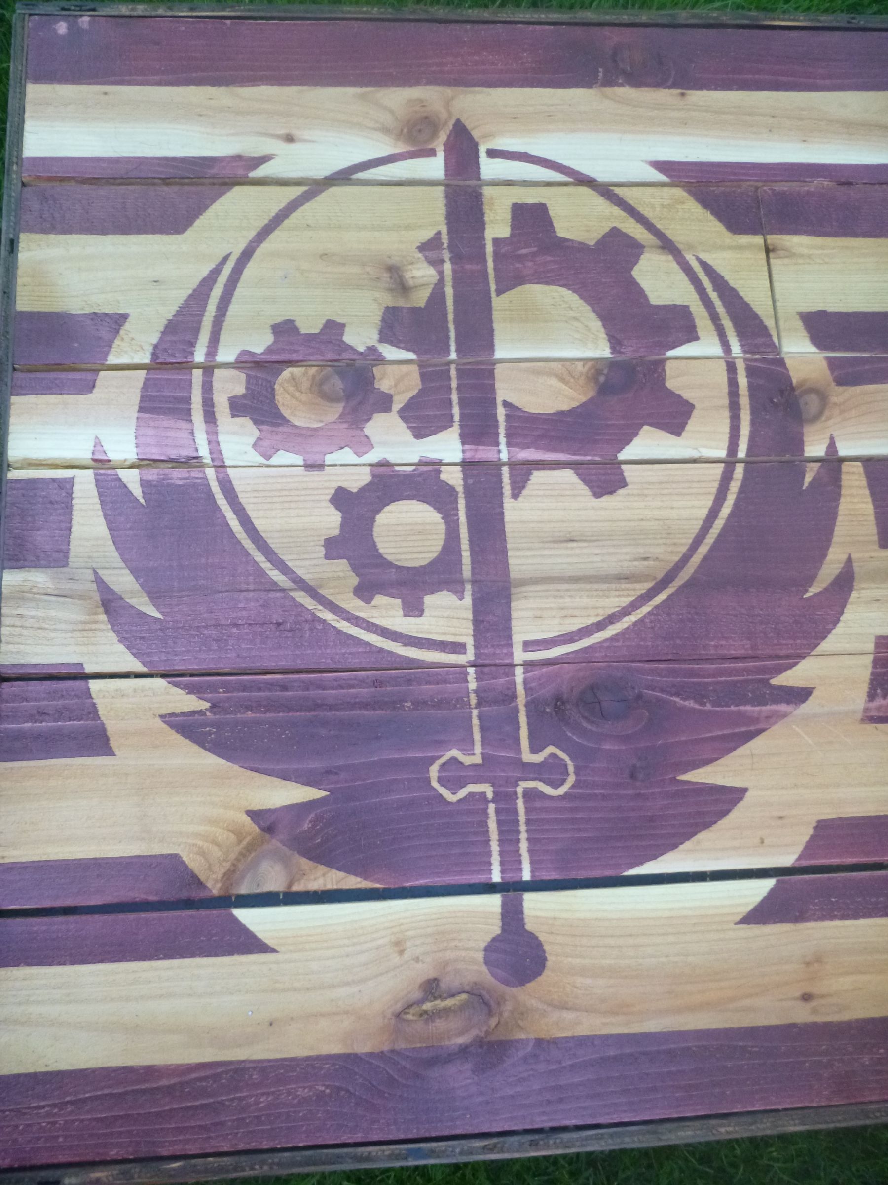 Fallout Brotherhood of Steel Coffee Table (IKEA Hack) : 13 Steps (with ...