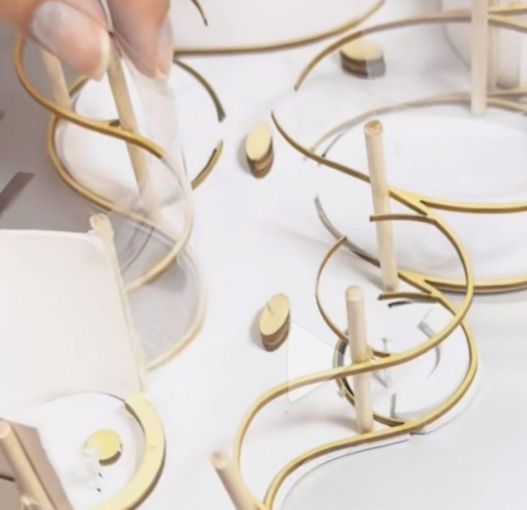 Make It Fold: Curved Architectural Model (Handmade With Paper + Balsa ...