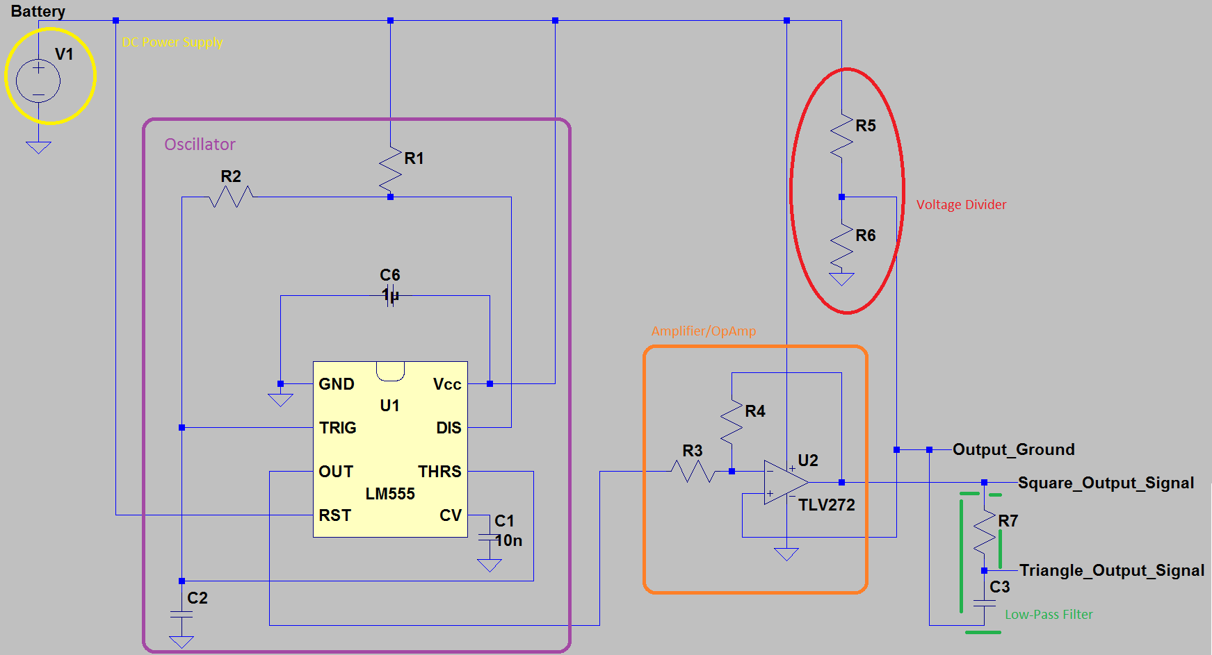 How to Design a Square or Triangle Wave Oscillator From a 555-Timer ...