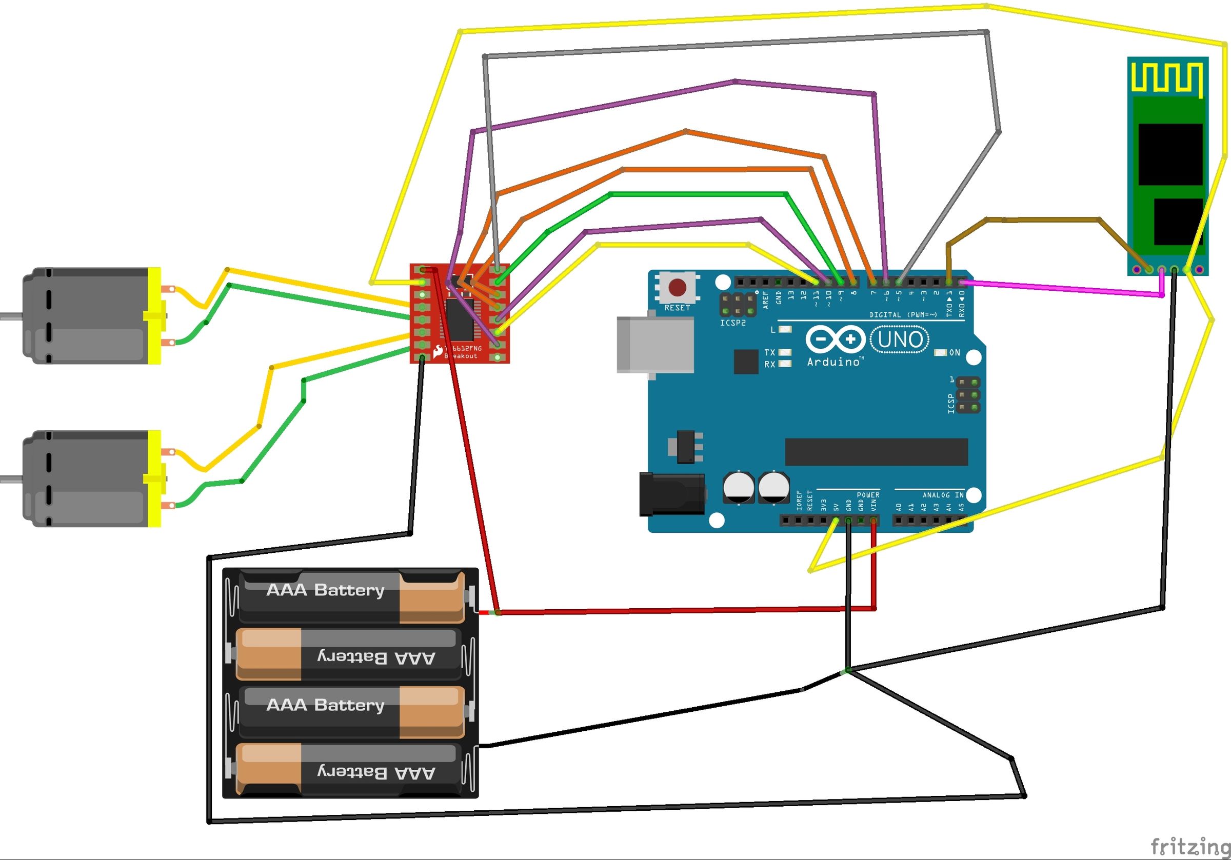 DIY Arduino Bluetooth Controlled Robot! : 5 Steps - Instructables