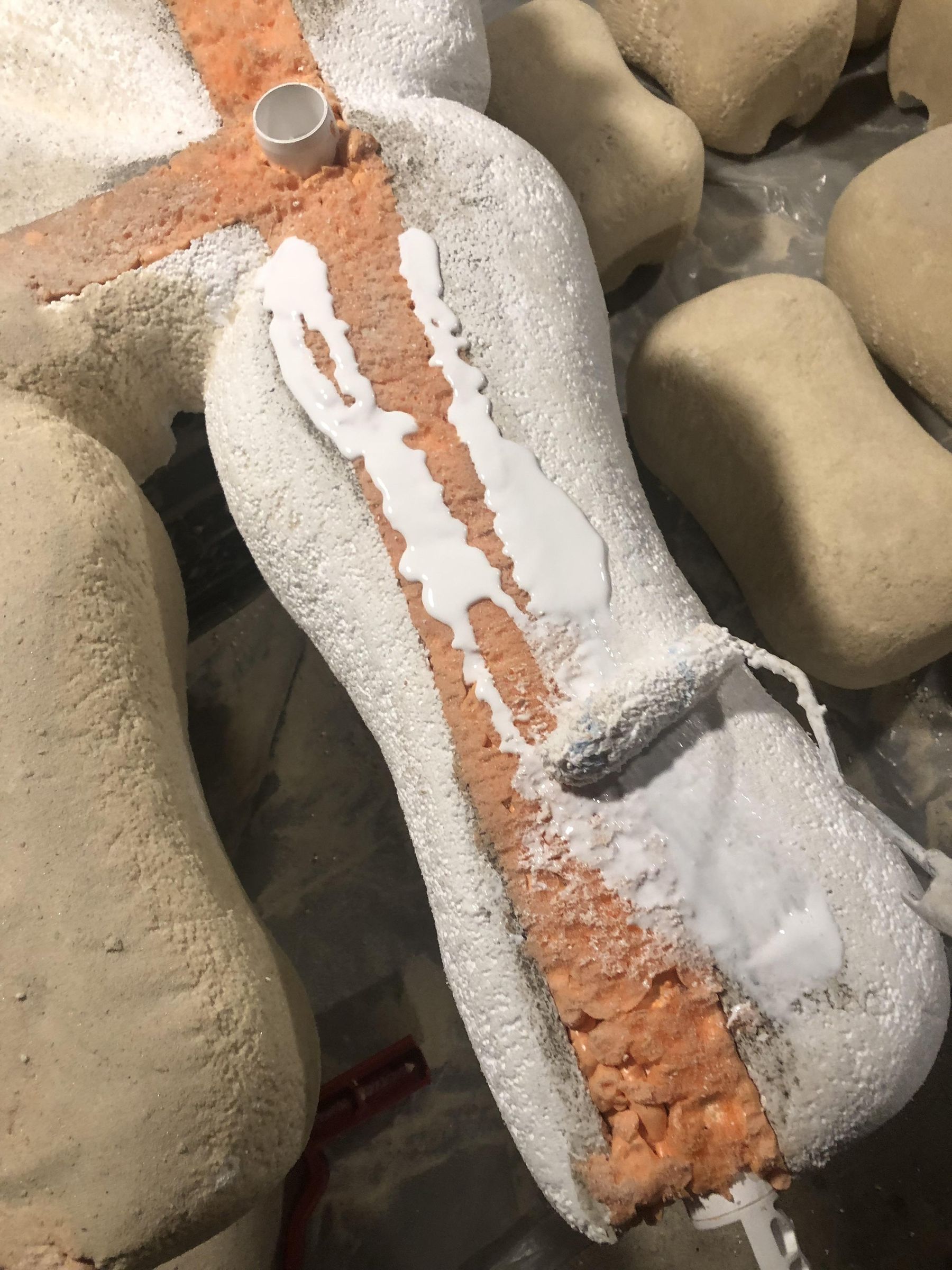 Over Sized Skeleton Breaking Out of My Home : 11 Steps (with Pictures ...