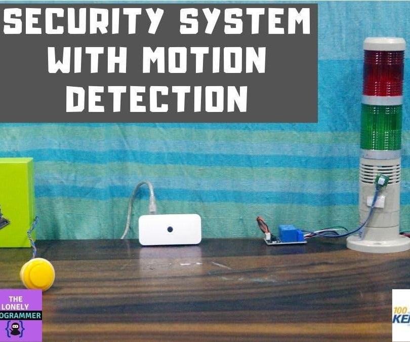 Security System With Motion Detection : 8 Steps (with Pictures ...
