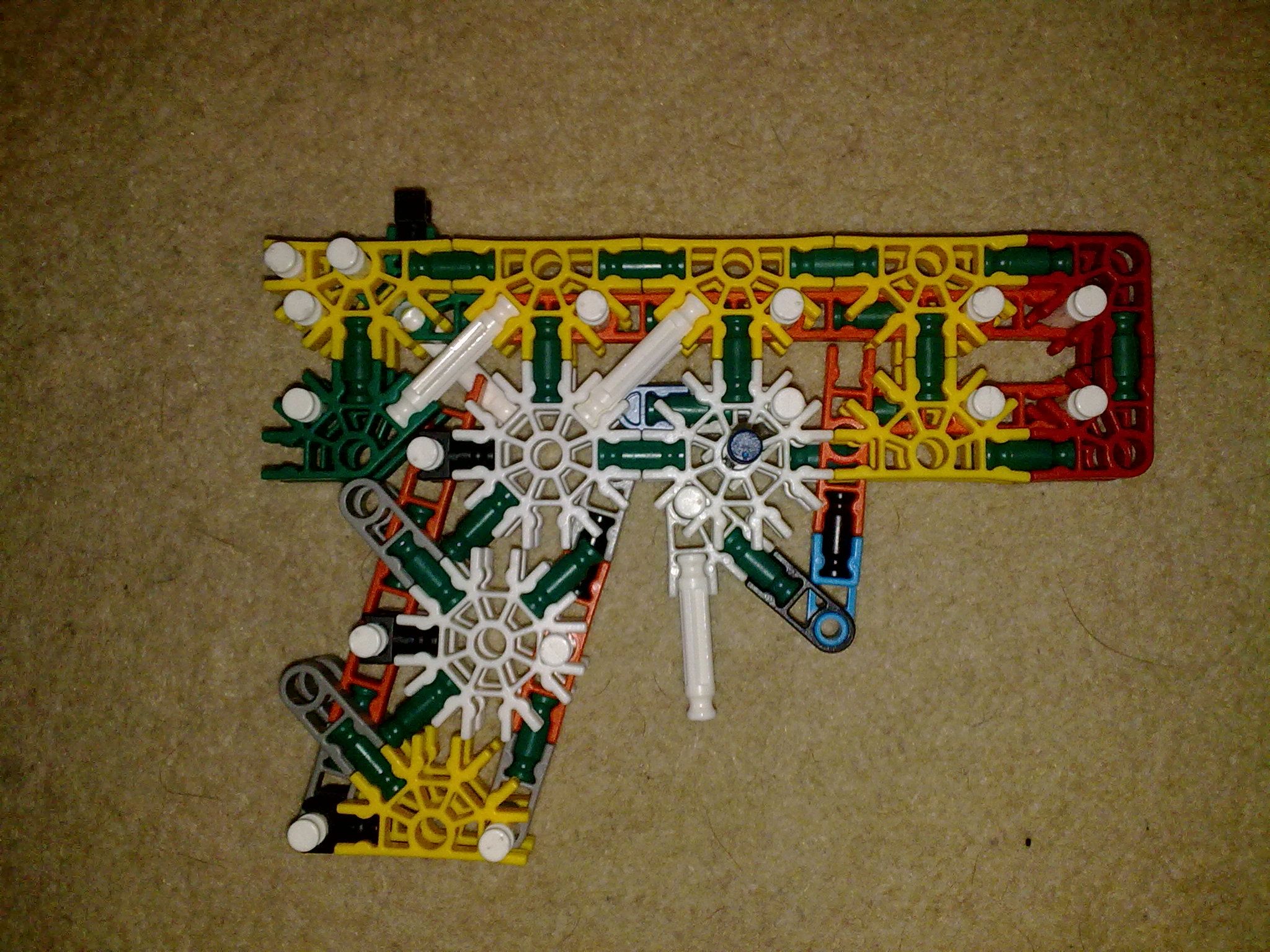 Simple Knex Gun With Mag & True Trigger : 4 Steps - Instructables