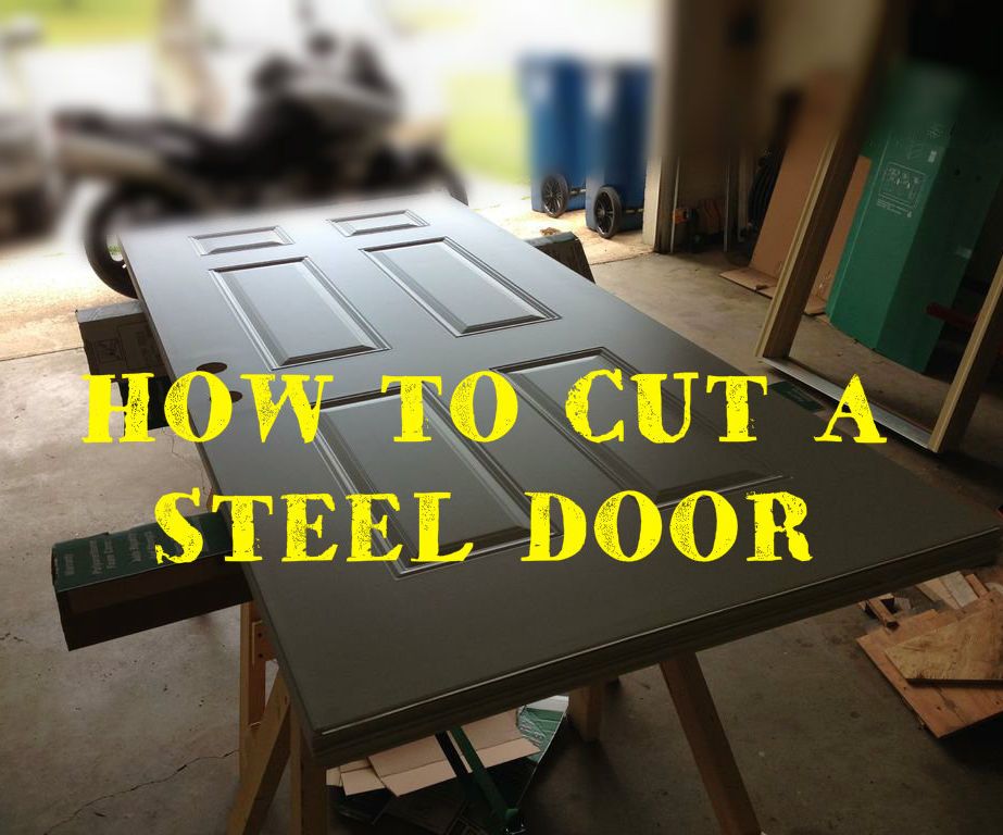 How to Cut and Resize a Steel Clad Entry Door : 5 Steps - Instructables