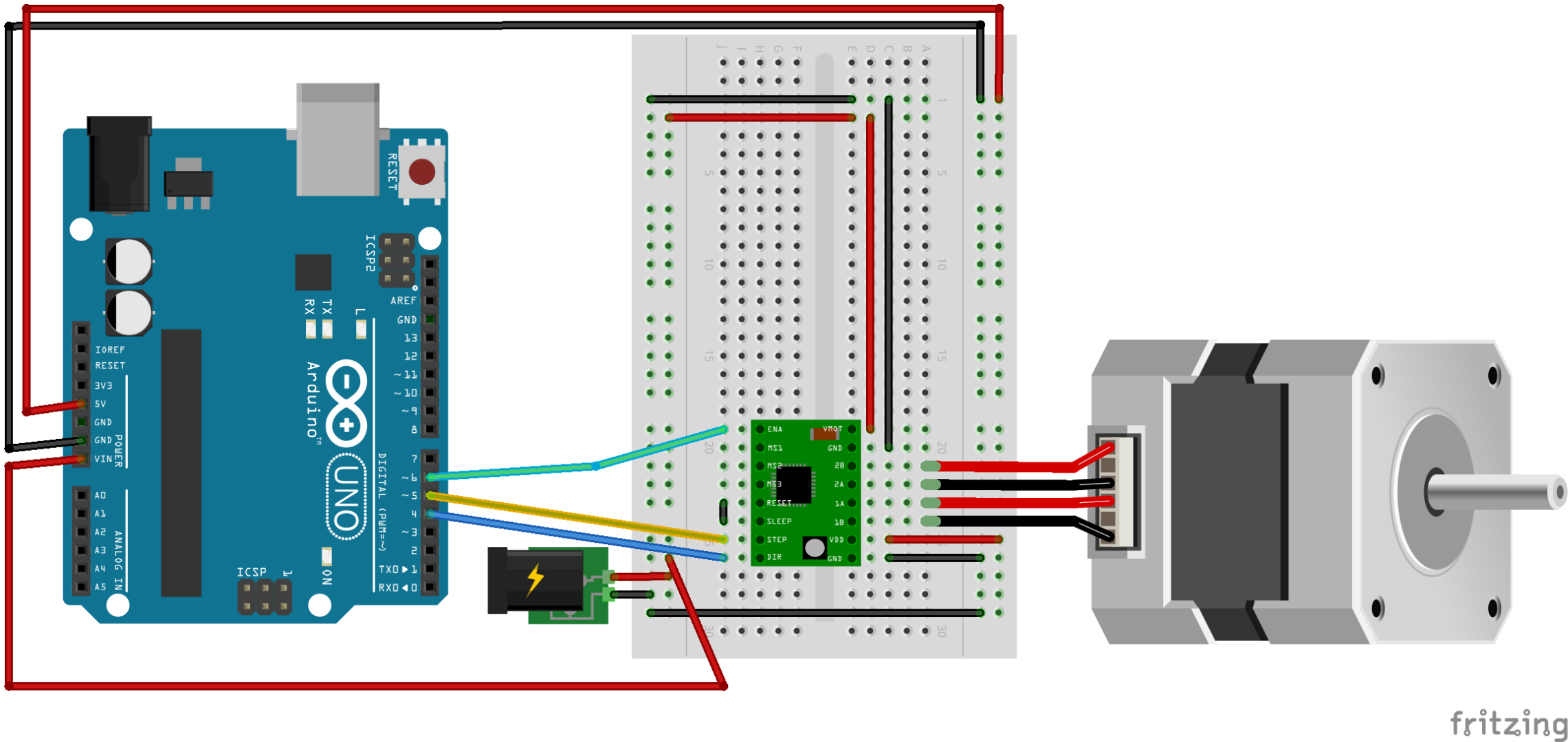 Drive a Stepper Motor With an Arduino and a A4988 Stepstick/Pololu ...