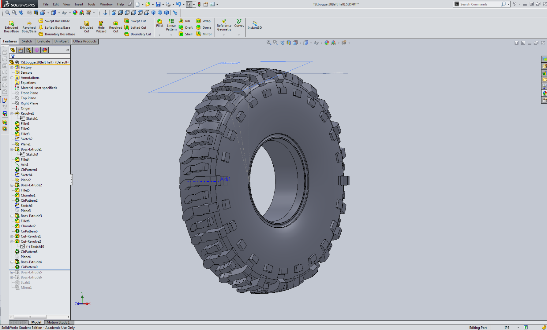 CAD Model a Tire in SolidWorks : 11 Steps - Instructables