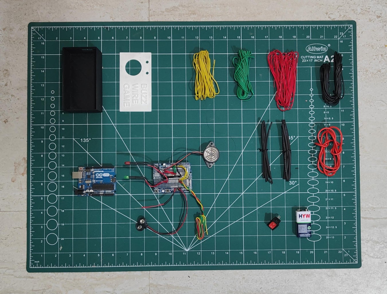 Diy Arduino Controlled Buzz Wire Game 19 Steps With Pictures
