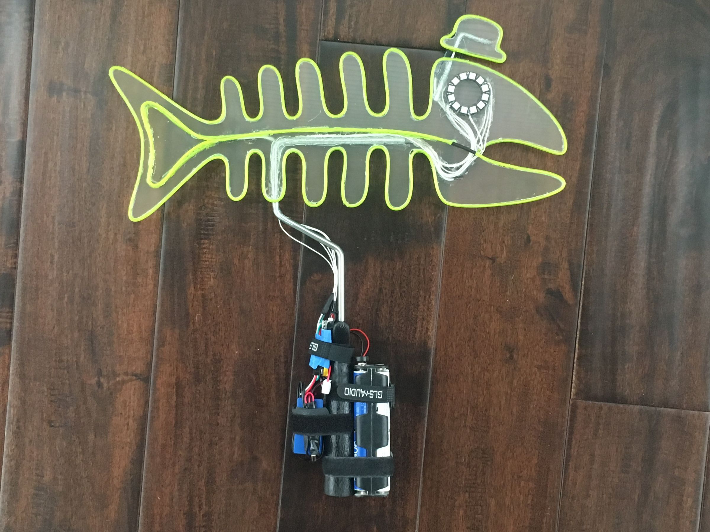 EL Wire Fish With LED Eyes : 13 Steps (with Pictures) - Instructables