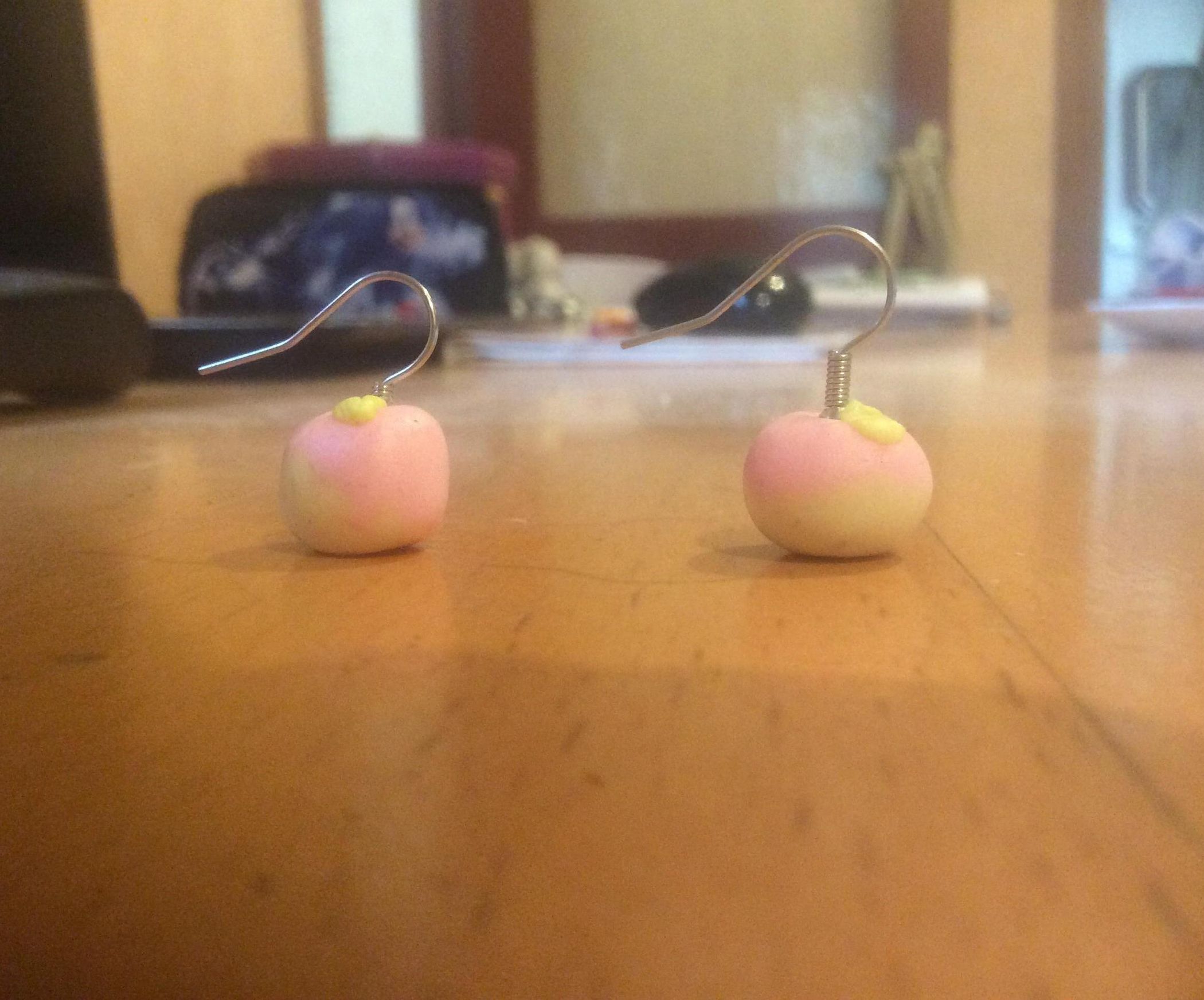 Polymer Clay Peaches Earrings ( Oven Bake) : 3 Steps - Instructables