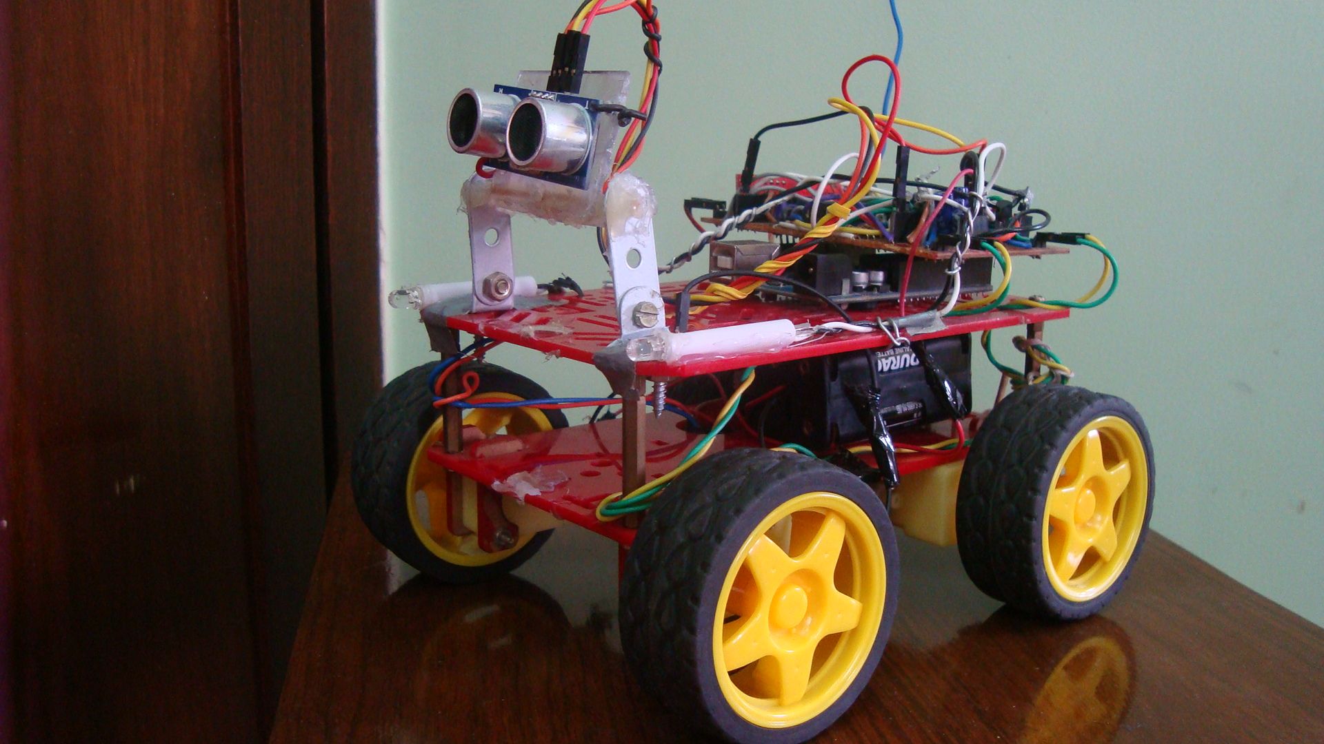 The Wireless,Obstacle Detecting,Beeping Robot Using Arduinos! : 11 ...