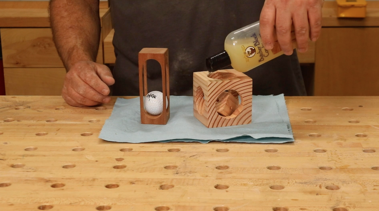 Scrap Wood Projects - Impossible Golf Ball and the Cube Inside a Cube ...