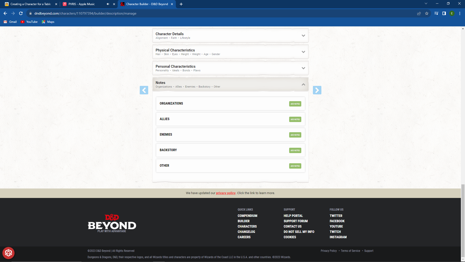 Creating a Character for Dungeons and Dragons Using DnDBeyond.com : 25 ...