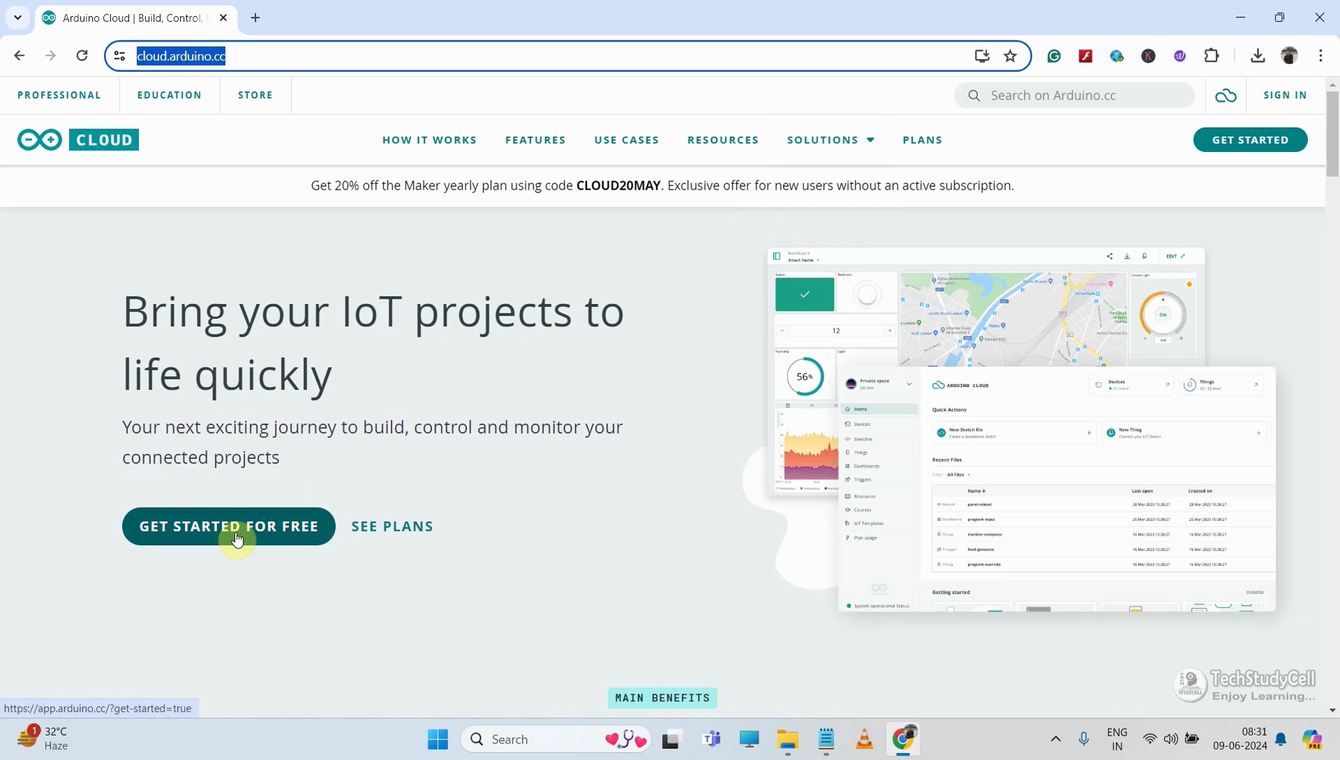 ESP32 Home Automation Using Arduino IoT Cloud Google Assistant : 16 ...