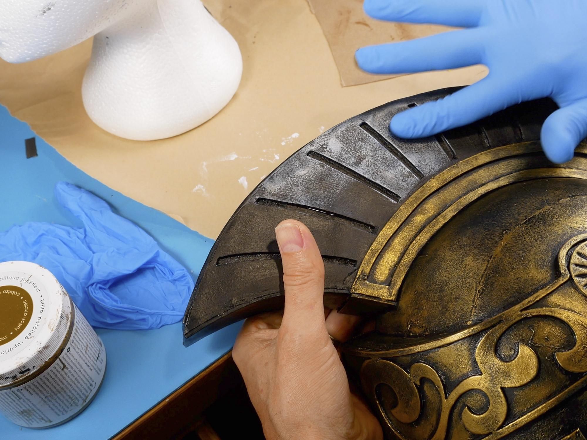 DIY Spartan Helmet Costume From Foam! : 27 Steps (with Pictures ...