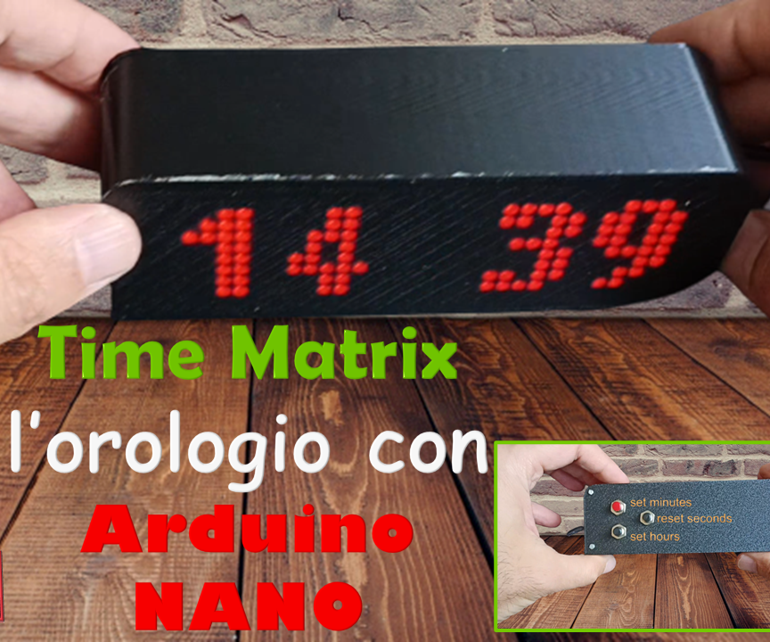 Matrix Display Clock With Arduino Nano 4 Steps Instructables 7189