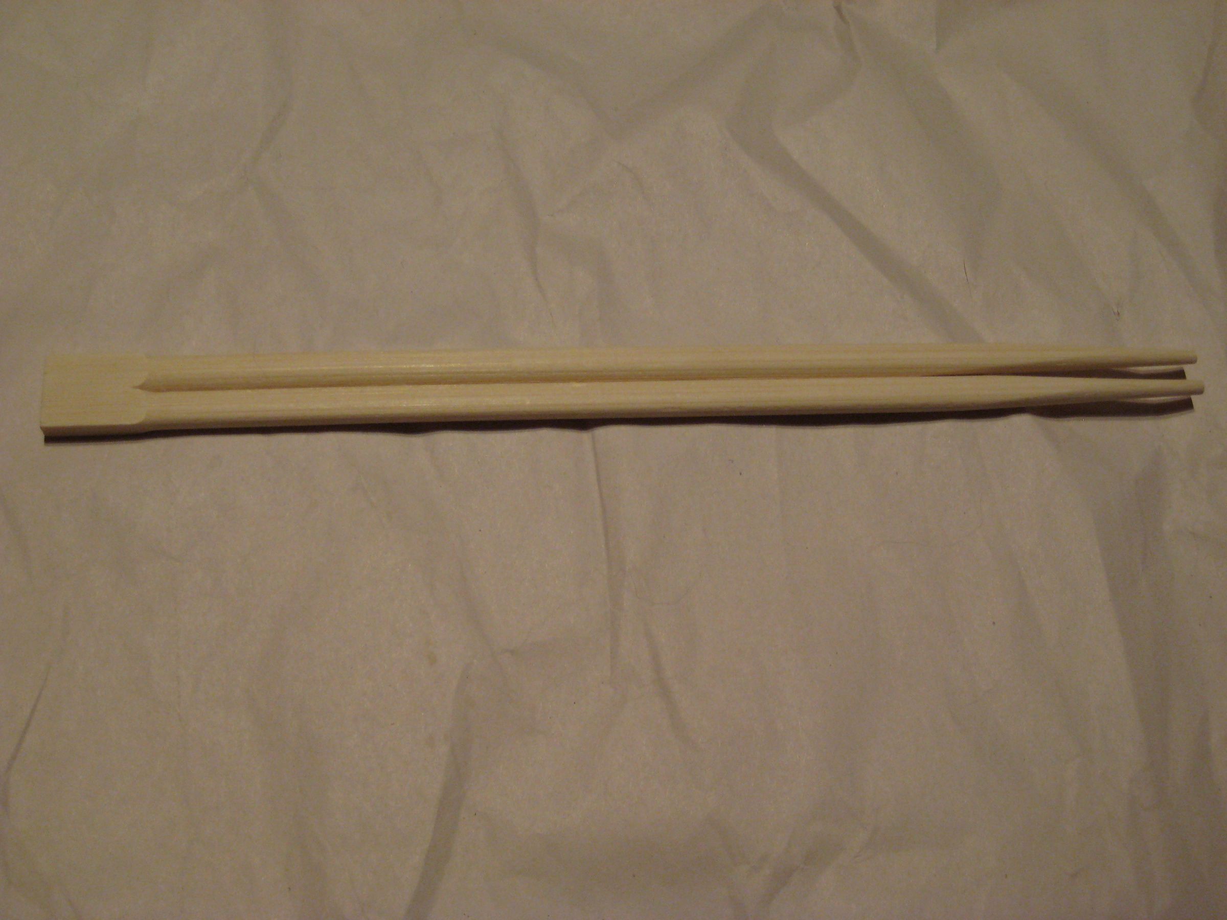 Turn Disposable Chopsticks Into Knitting Needles : 3 Steps (with ...