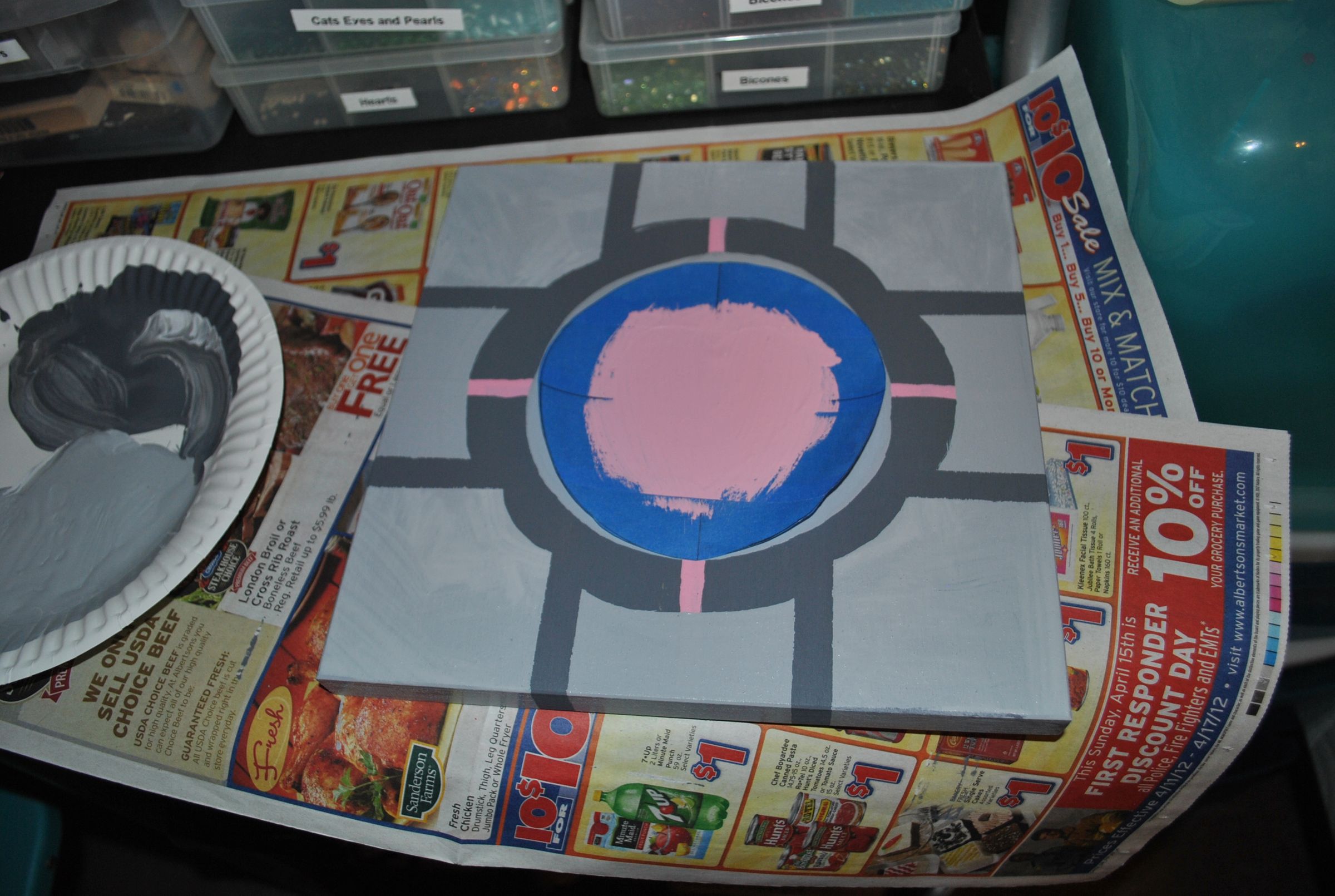 Companion Cube Clock : 7 Steps - Instructables