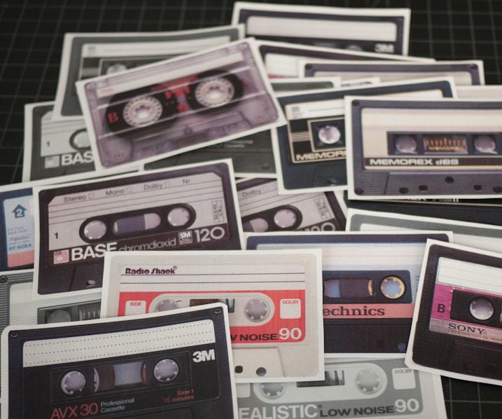 Cassette Tape Stickers : 4 Steps (with Pictures) - Instructables