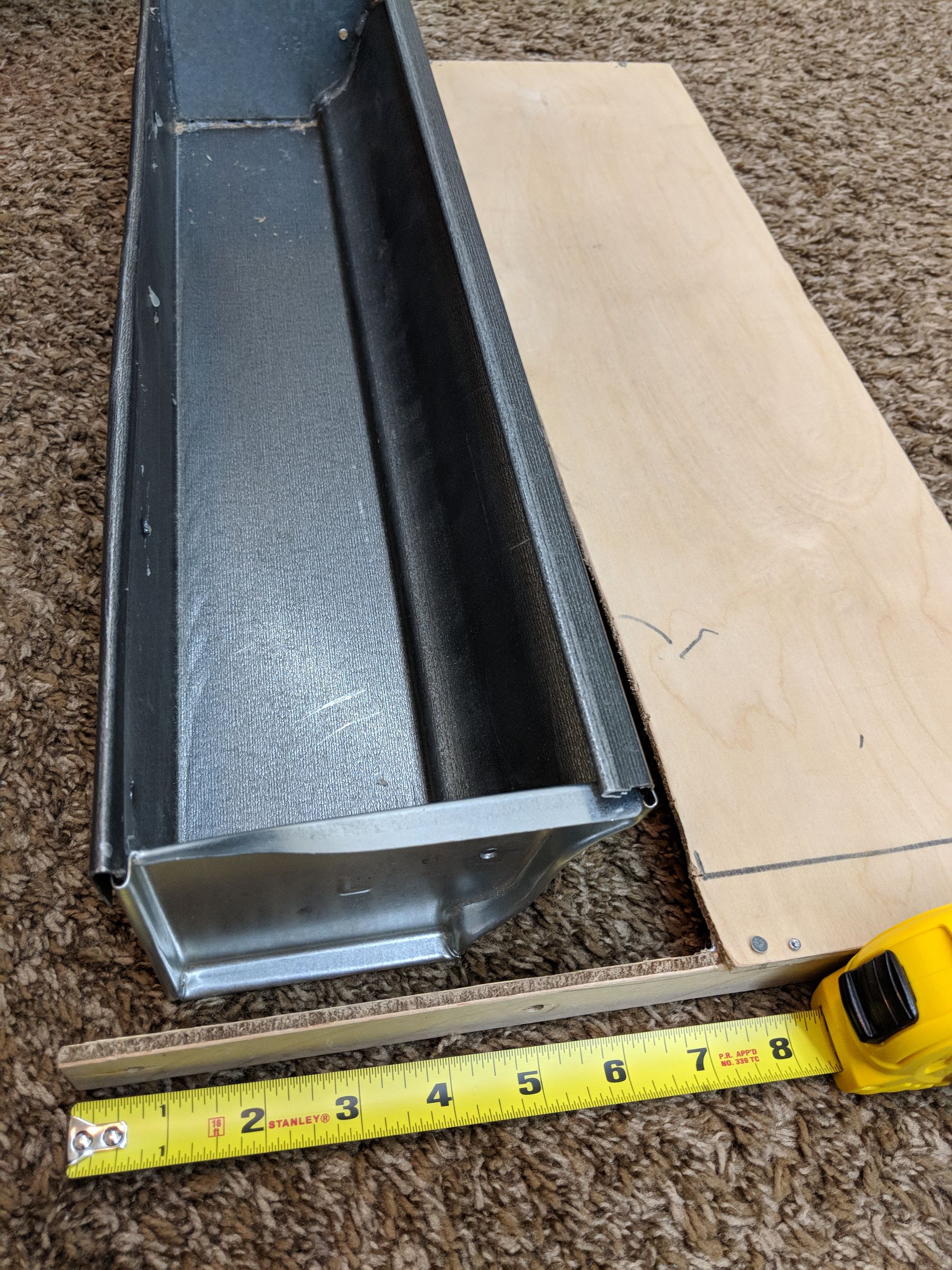 Automatic Chicken Feeder With Upcycled Gutter & Plywood : 15 Steps ...