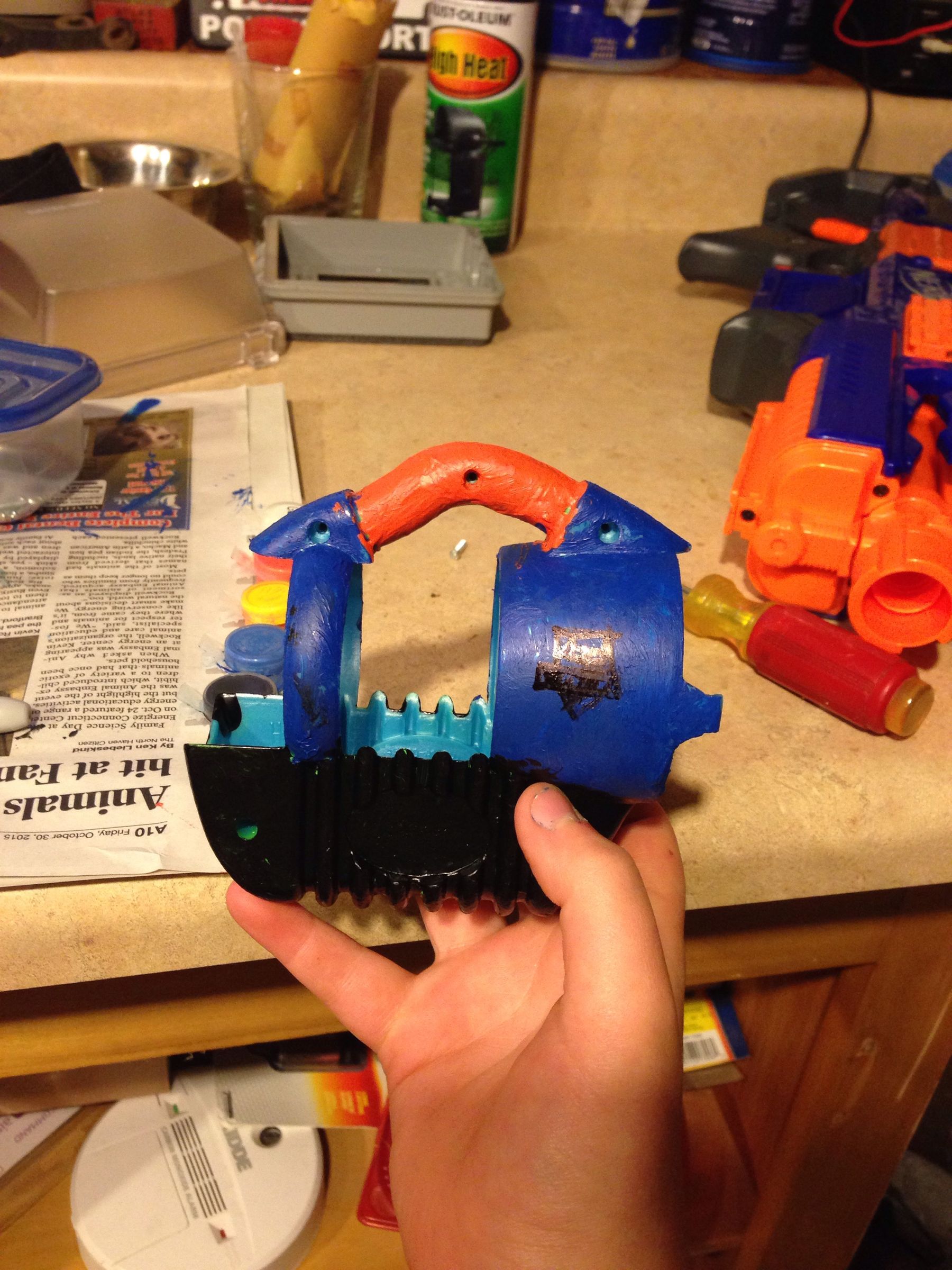 Reactor Mod + How to Paint a Nerf Gun : 7 Steps - Instructables