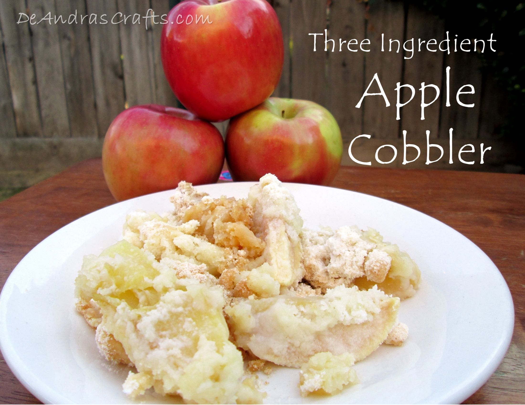 Three-Ingredient Apple Cobbler (with Pictures) - Instructables