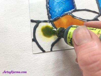 DIY: Stained Glass Craft With Alcohol Ink : 7 Steps (with Pictures ...