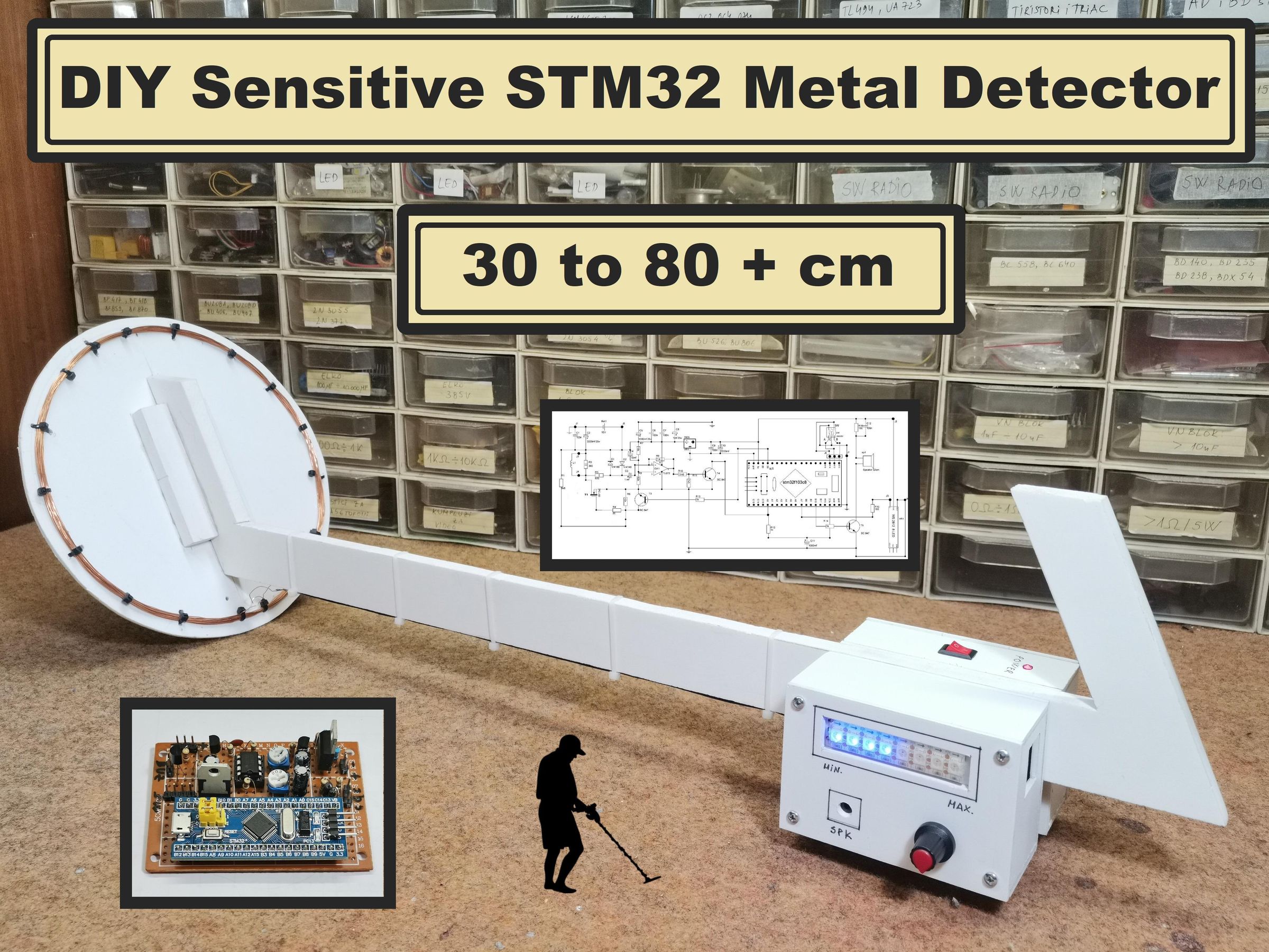 DIY Sensitive STM32 Pulse Indiction Metal Detector (Arduino IDE) : 4 ...