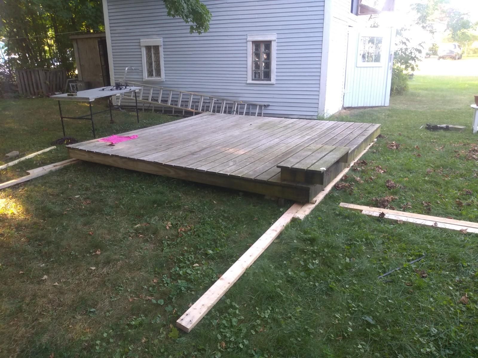 Move a Heavy Deck : 4 Steps (with Pictures) - Instructables