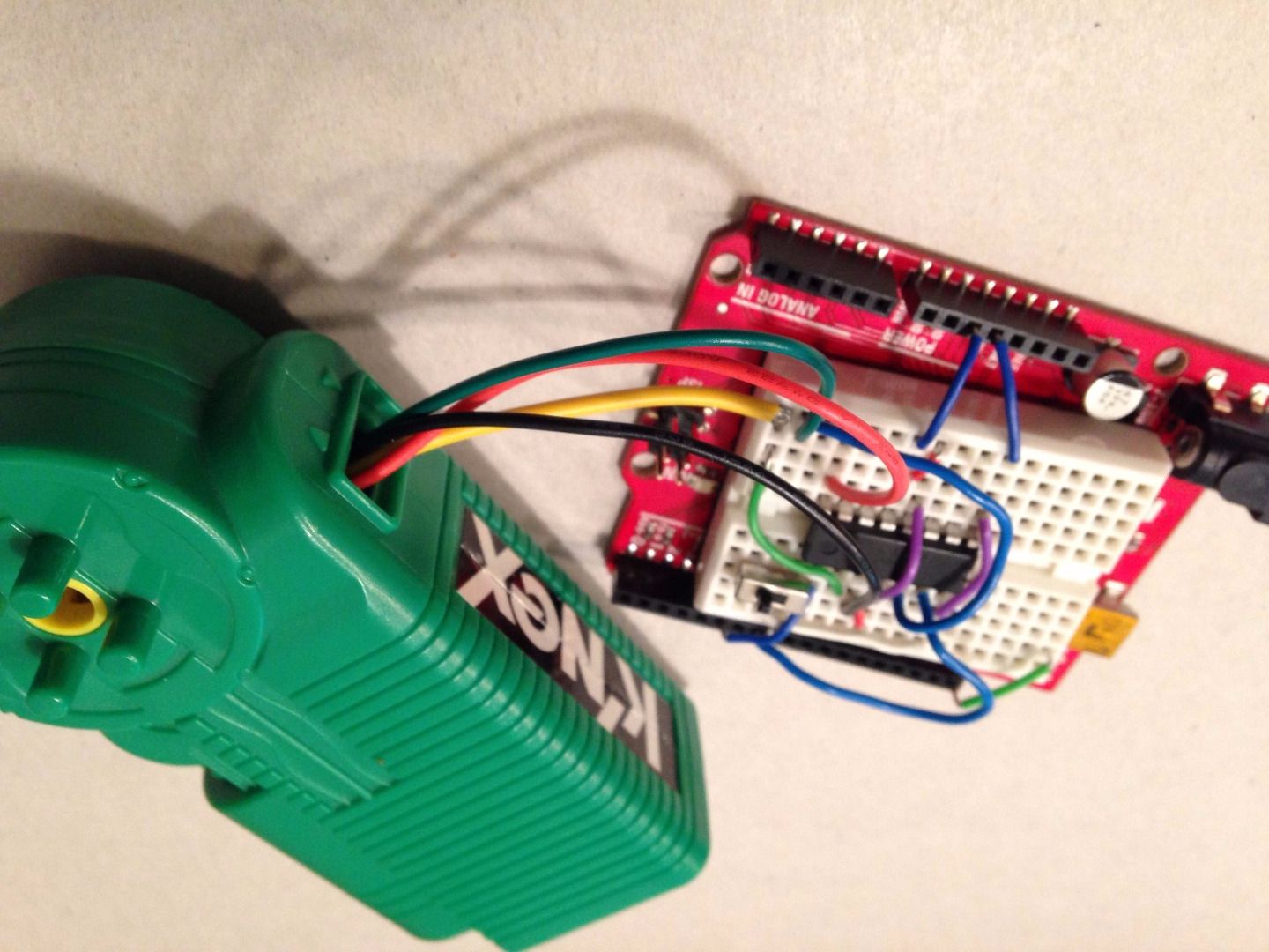 Arduino + K'nex Motors : 9 Steps (with Pictures) - Instructables