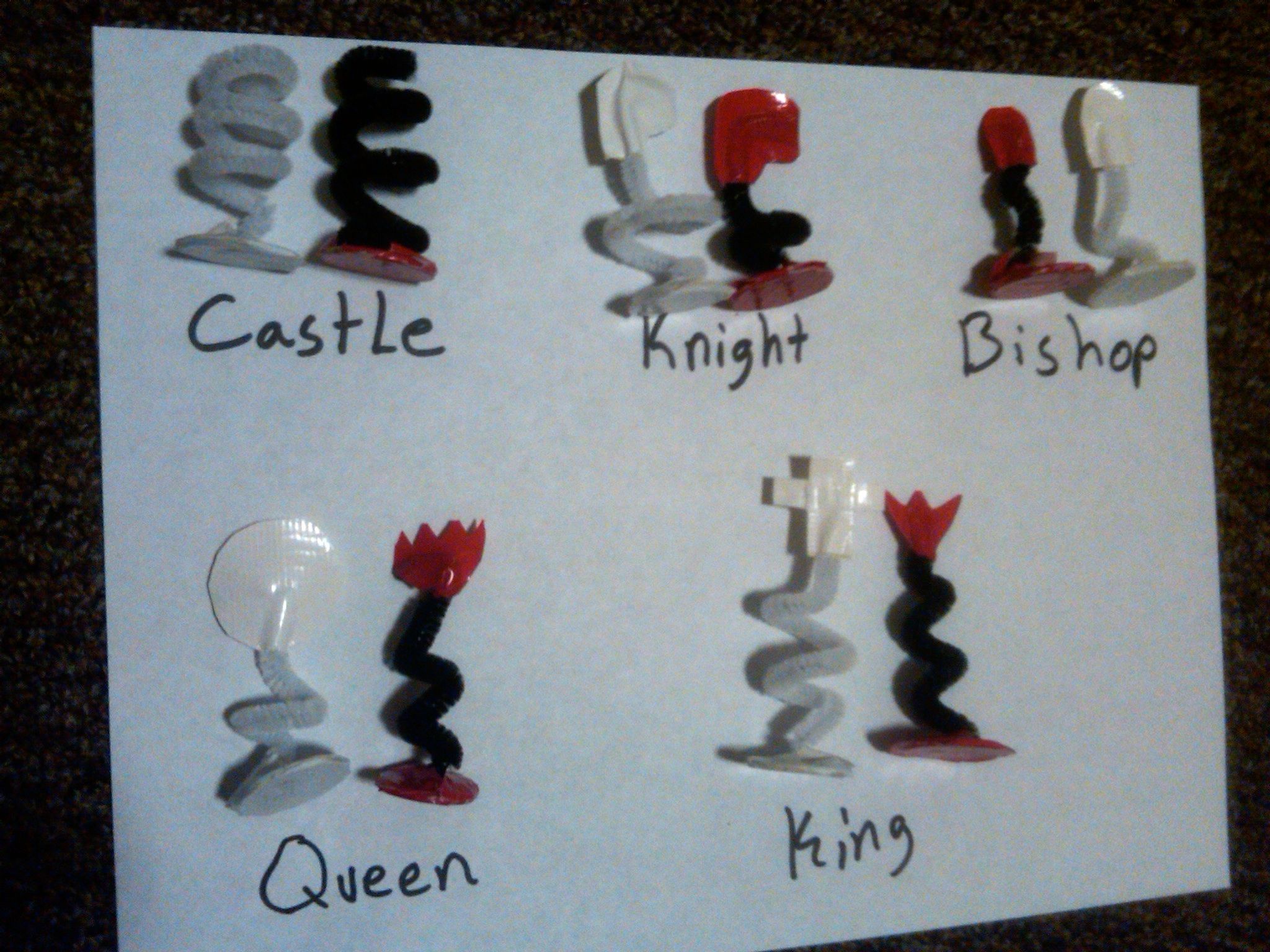 Duct Tape Chess Board and Chess Set : 9 Steps - Instructables