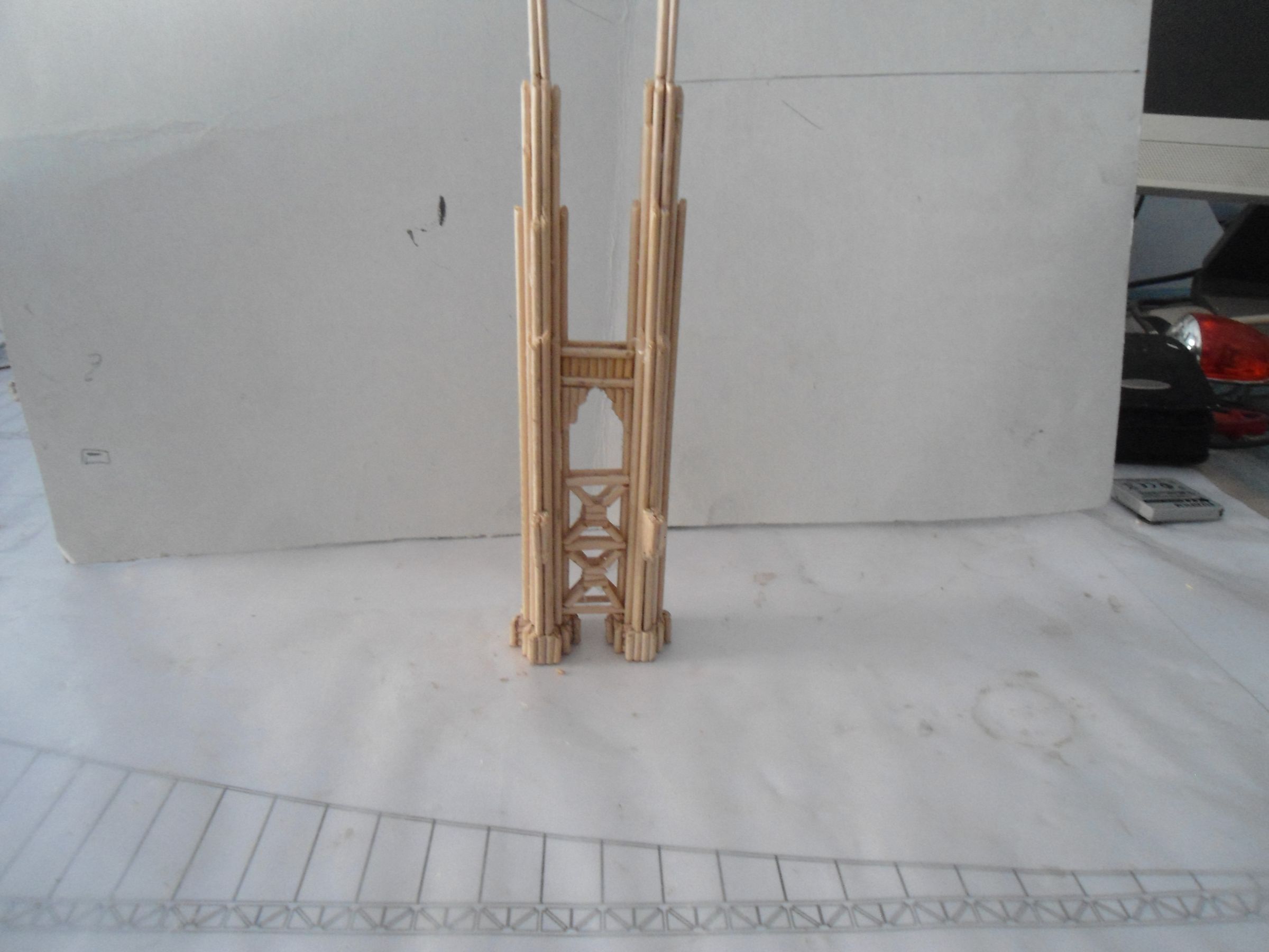 BBQ Sticks Golden Gate Bridge : 6 Steps - Instructables