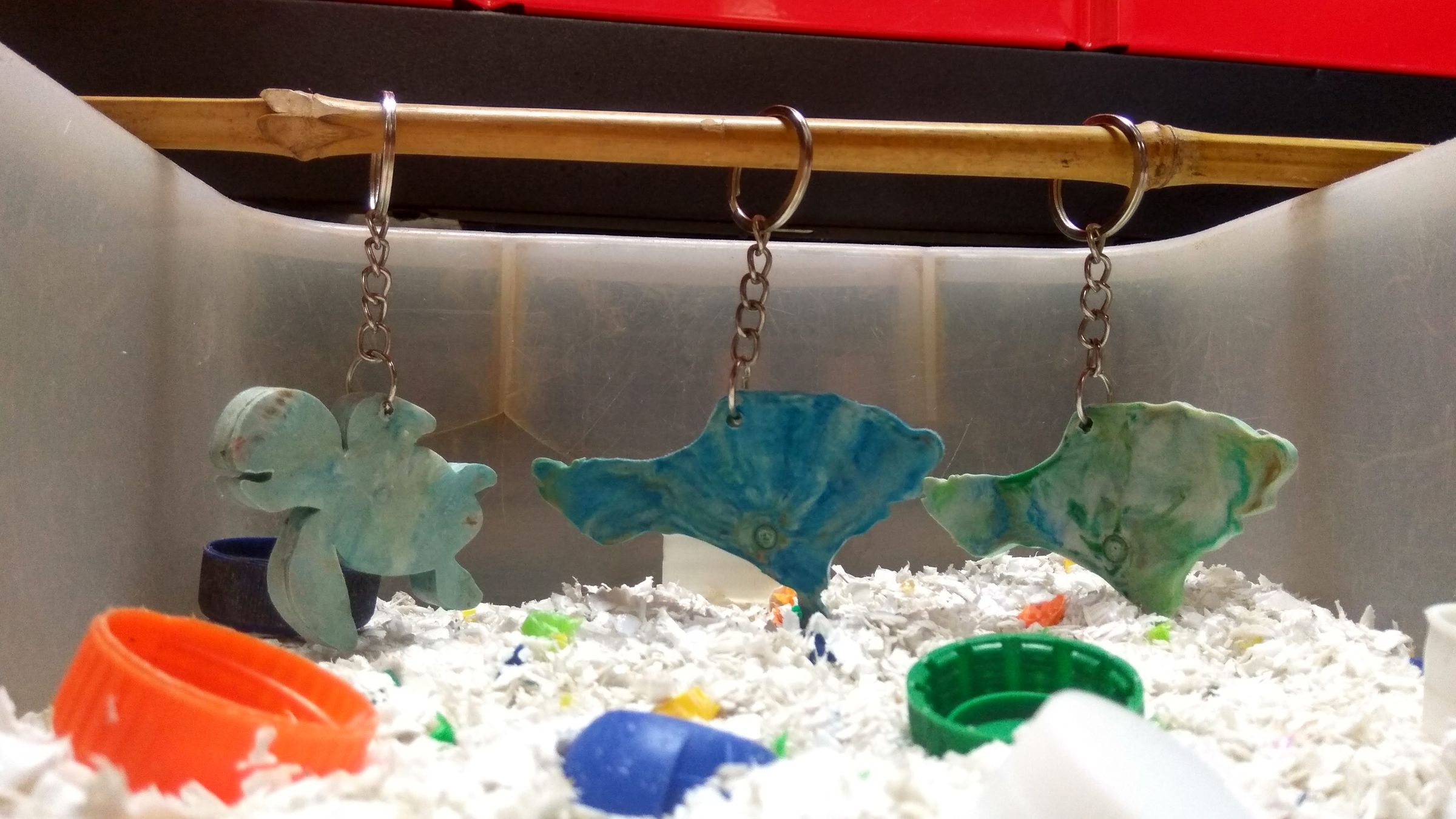 Recycled Plastic Keychain : 6 Steps - Instructables