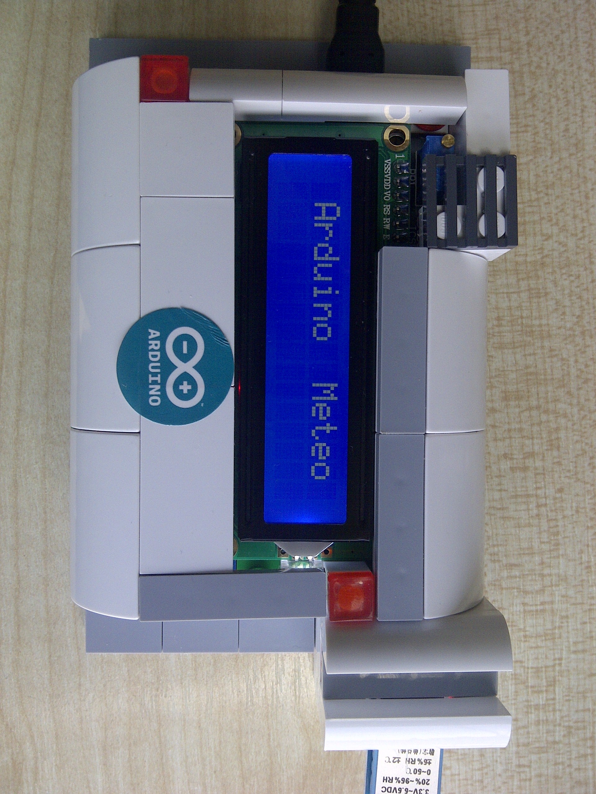 Arduino Uno Dht11 Lcd Weather Station Diy 3 Steps Instructables