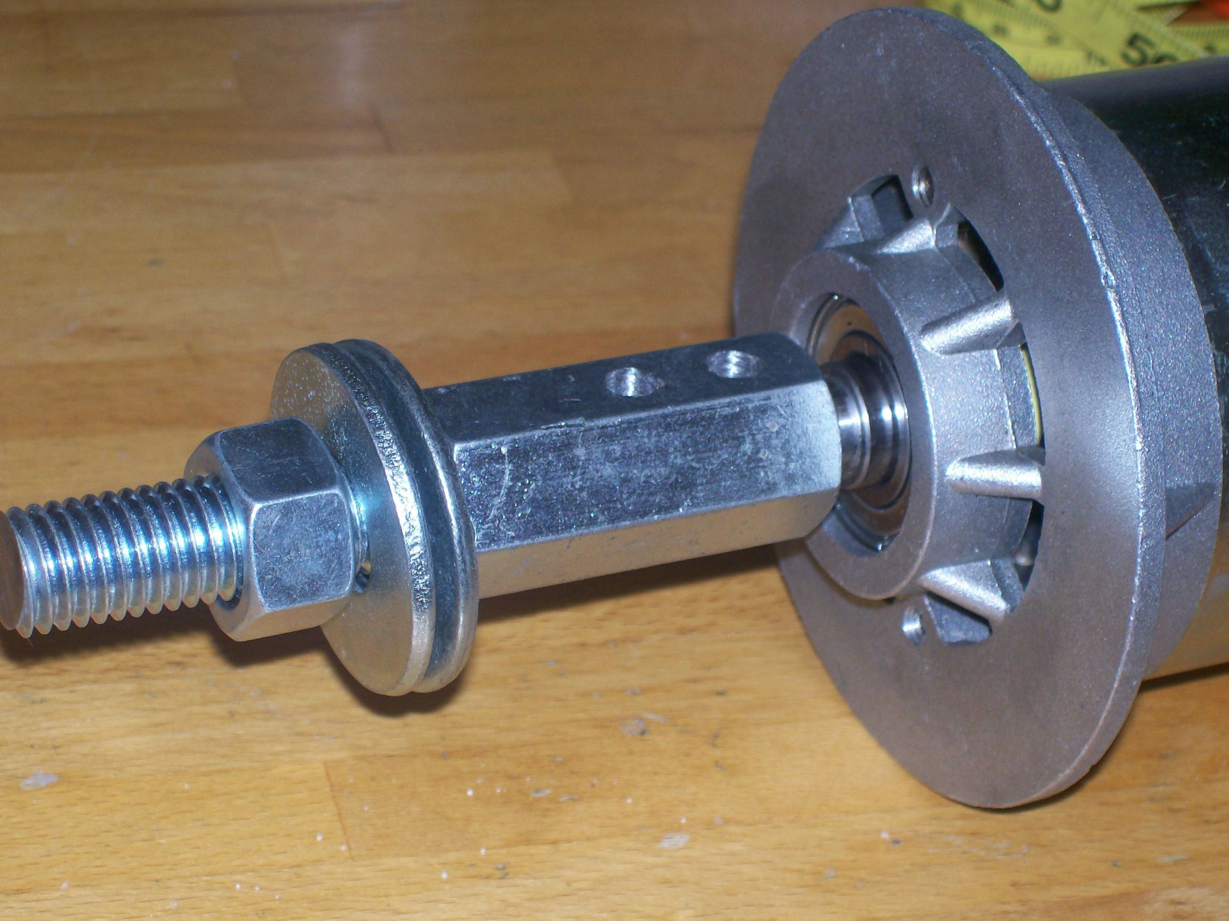 Homemade Motor Arbor for Your Wind Generator or Other Needs : 8 Steps ...